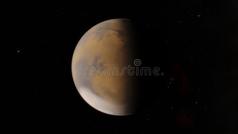 Mars. Astronomy and Science Concept. Space Theme. Stock Image - Image ...