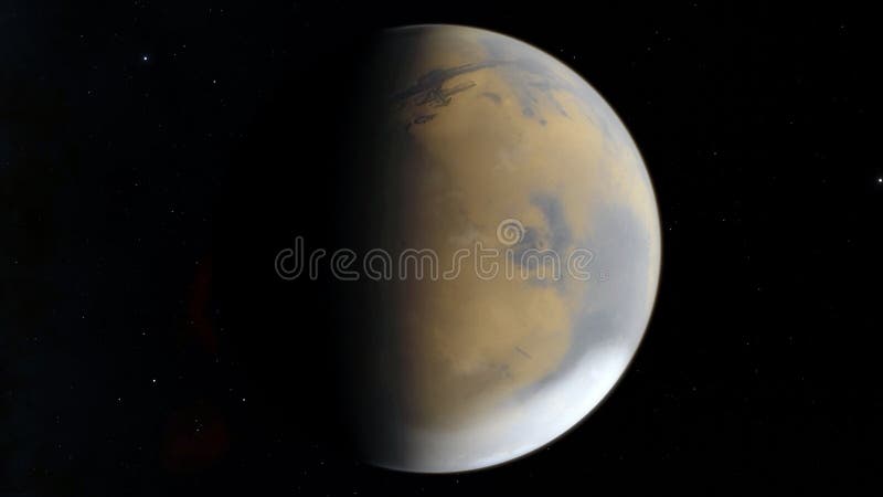 Mars. Astronomy and Science Concept. Space Theme. Stock Image - Image ...