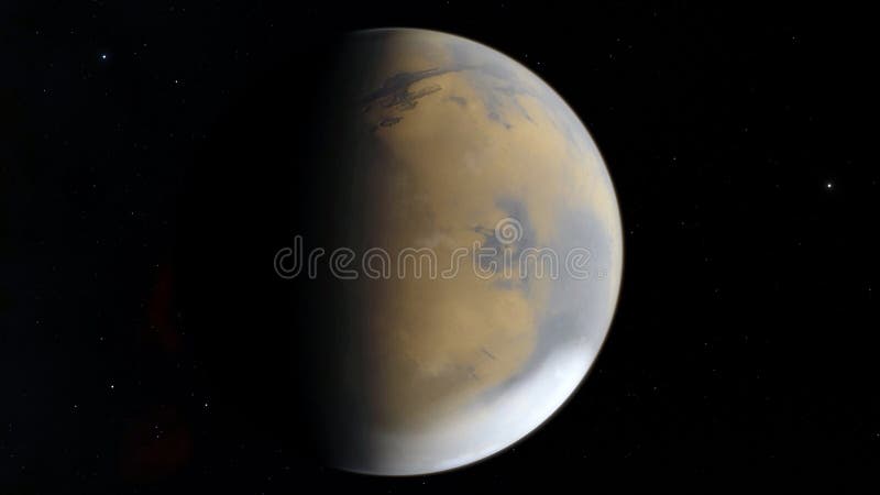 Mars. Astronomy and Science Concept. Space Theme. Stock Photo - Image ...