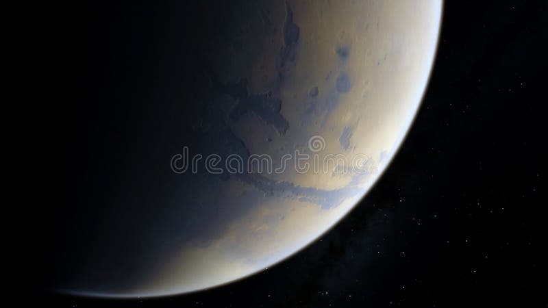 Mars. Astronomy and Science Concept. Space Theme. Stock Photo - Image ...
