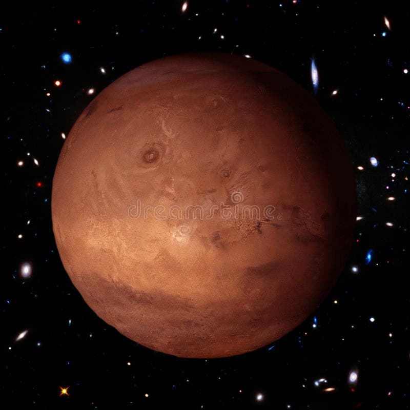 Mars. Full Planet View. the Elements of this Image Furnished by NASA ...