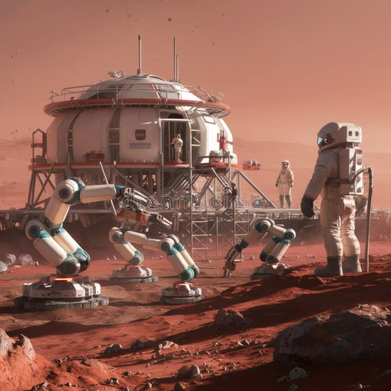 Mars Habitat Construction with Autonomous Robots, Astronaut Supervisor ...
