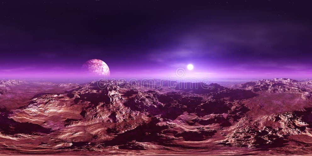 Mars, HDRI, Environment Map Stock Illustration - Illustration of cosmos ...
