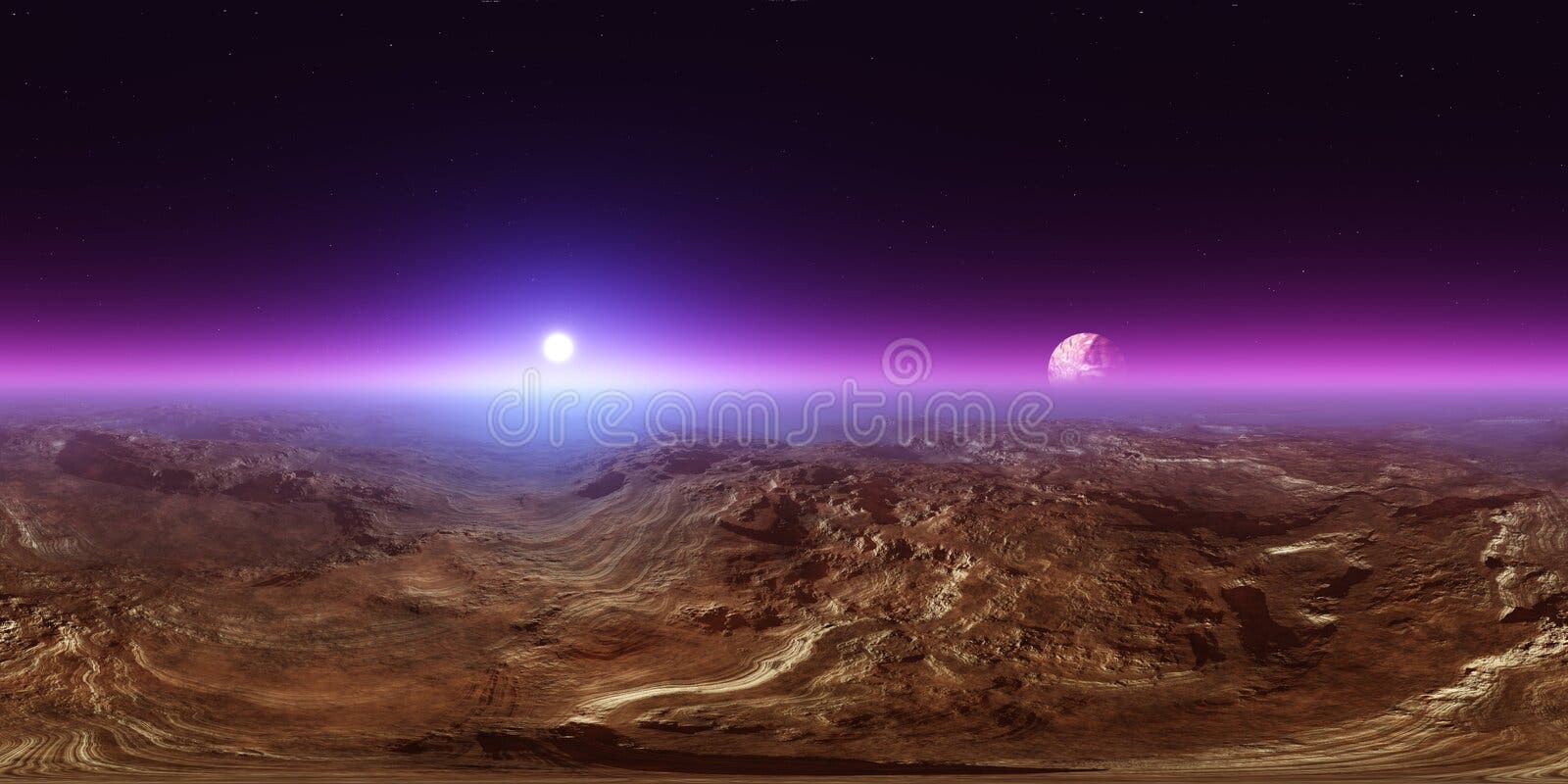 Mars, HDRI, Environment Map Stock Illustration - Illustration of cosmos ...