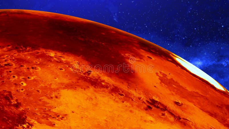 Mars - High Resolution Best Quality Solar System Planet. Stock ...