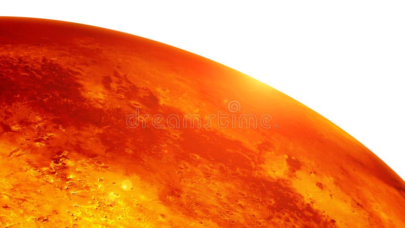 Mars - High Resolution Best Quality Solar System Planet. Stock ...