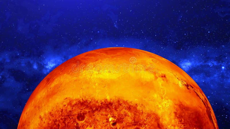 Mars - High Resolution Best Quality Solar System Planet. Stock ...