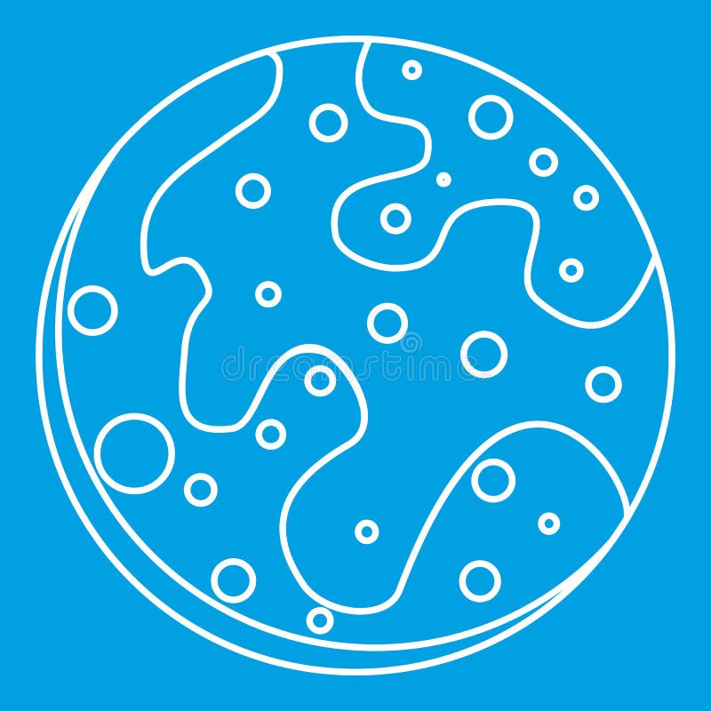 Mars icon white stock vector. Illustration of vector - 96413822