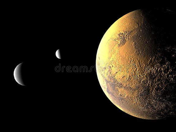 Mars Its Two Moon Stock Illustrations – 7 Mars Its Two Moon Stock ...