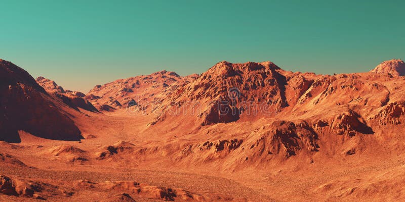 Mars Landscape with Tracks Towards Teide Volcano Peak Stock Image ...