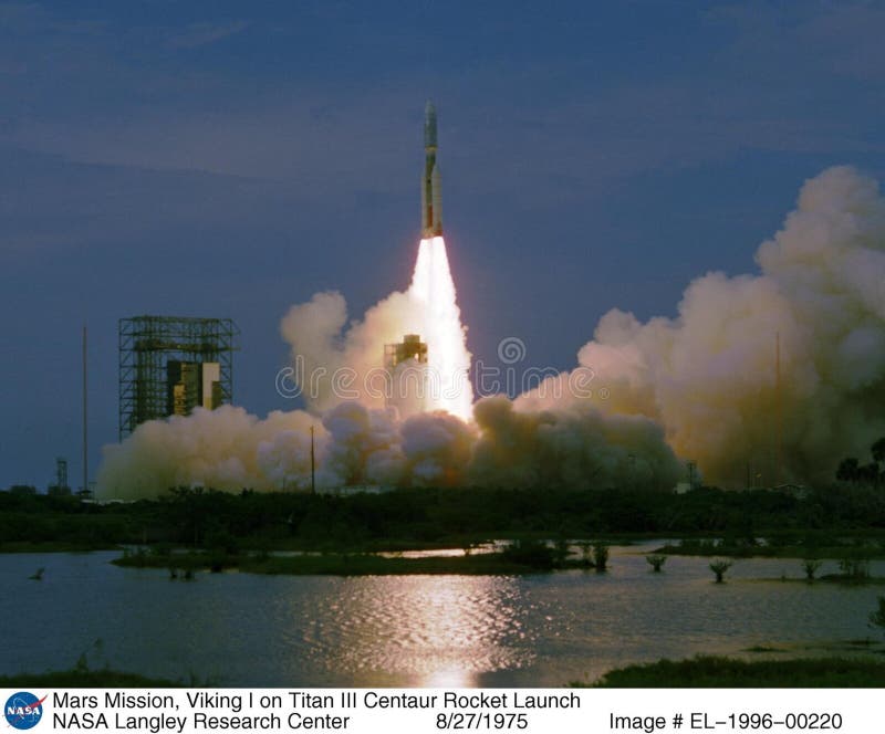 Mars Mission: Viking I On Titan III Centaur Rocket Launch Picture ...