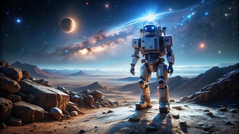 Mars Nighttime Surface Scan Unveiling Martian Secrets with Robotic ...