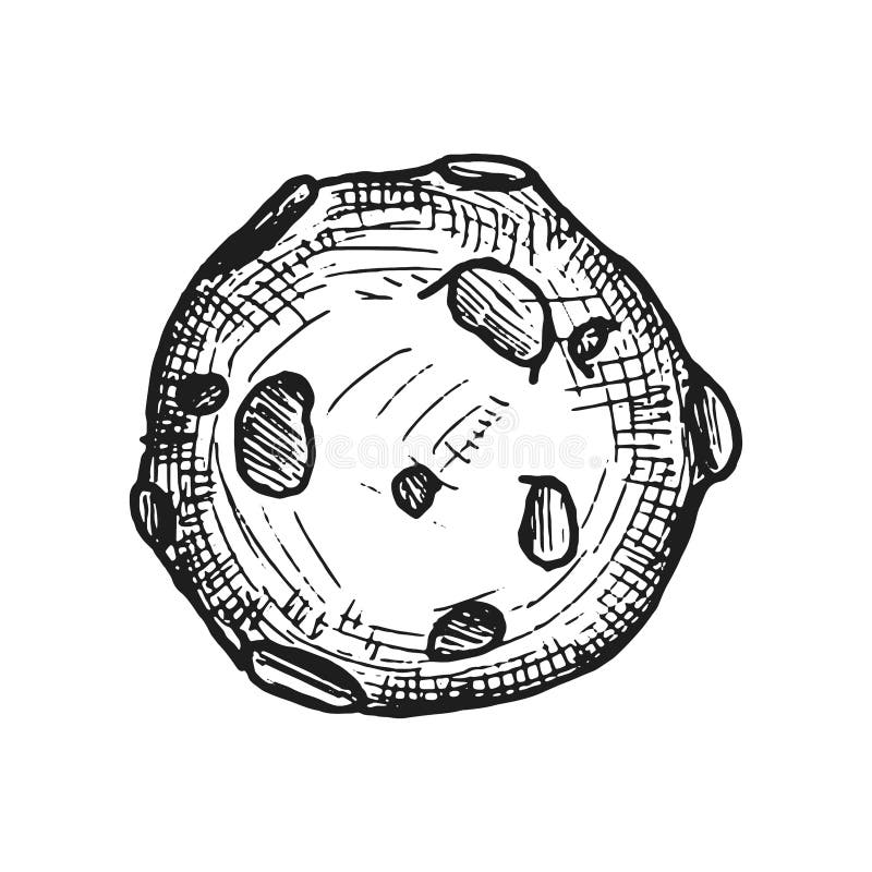 Mars Planet. Sketch Vector Illustration Stock Vector - Illustration of ...