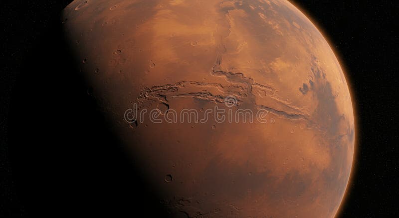Mars Planet Surface Texture, Stunning High-Resolution Image of the Red ...