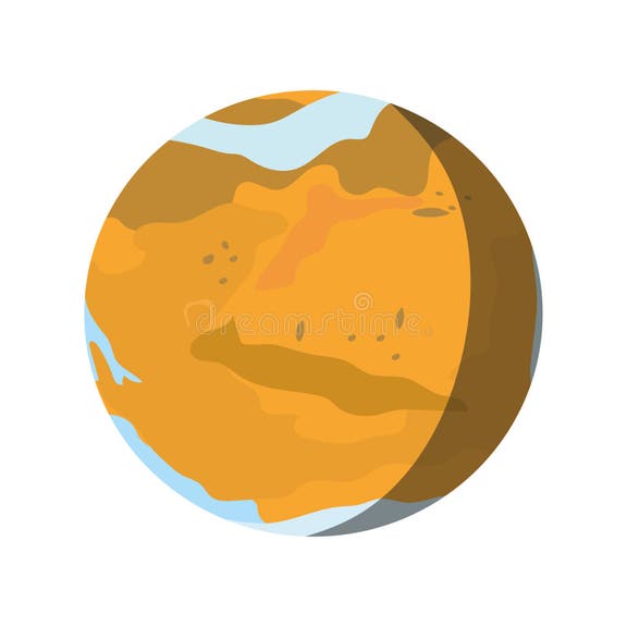 Mars. stock vector. Illustration of atmosphere, planetary - 335622254