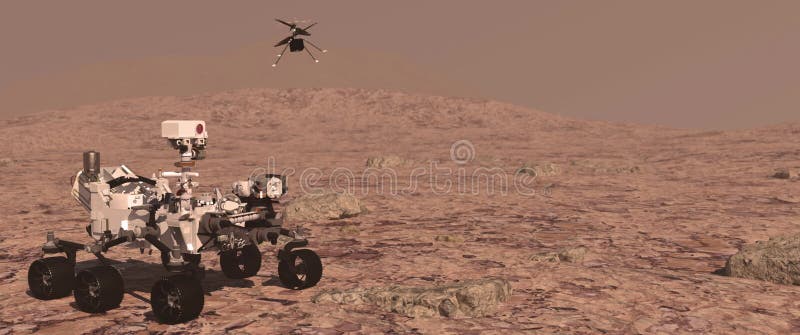Mars Rover Deploys Its Equipment Against the Backdrop of a True Martian ...