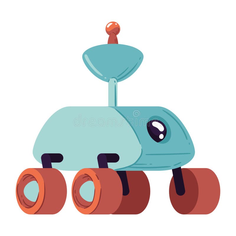 Mars rover design stock vector. Illustration of spaceship - 297929431