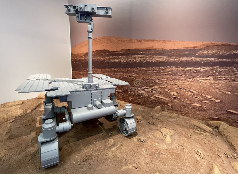 Mars Rover on Display at the Space Expo in Stock Photo - Image of ...