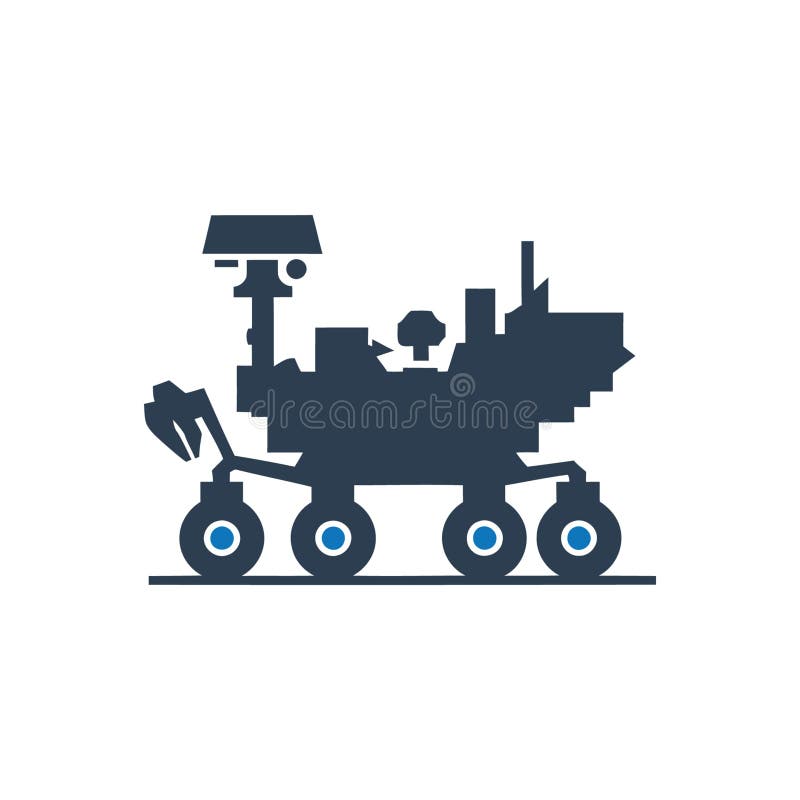 Mars rover icon stock illustration. Illustration of icon - 373774982