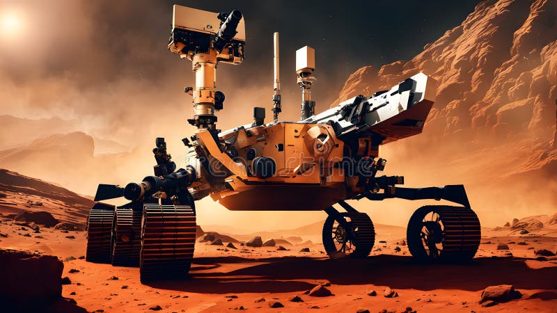 Space Rover Exploration, Navigating Uncharted Terrain of an Alien World ...