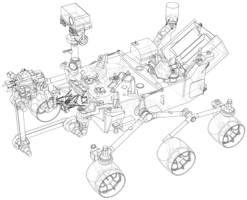 Mars Rover Spirit Stock Illustrations – 86 Mars Rover Spirit Stock ...