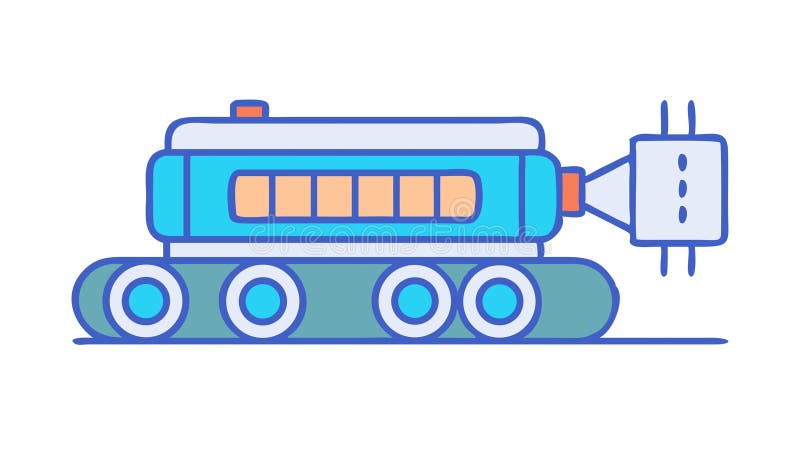 Mars Rover Vehicle, Planetary Exploration Lander, Vector Design ...