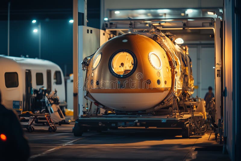 Mars Sample Return Capsule is Being Carefully Transported in a ...