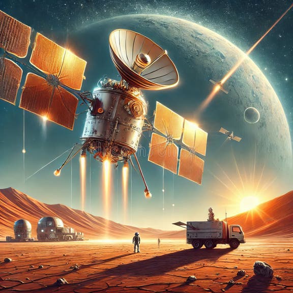 Mars Sample Return Mission a Spacecraft Carrying Samples Back To Stock ...