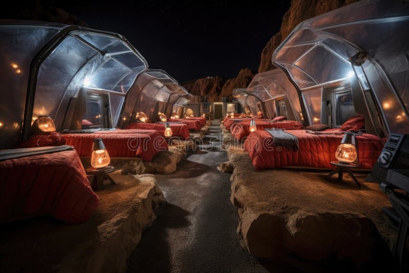 Mars Simulation Habitat Laboratory for Experiments Stock Image - Image ...