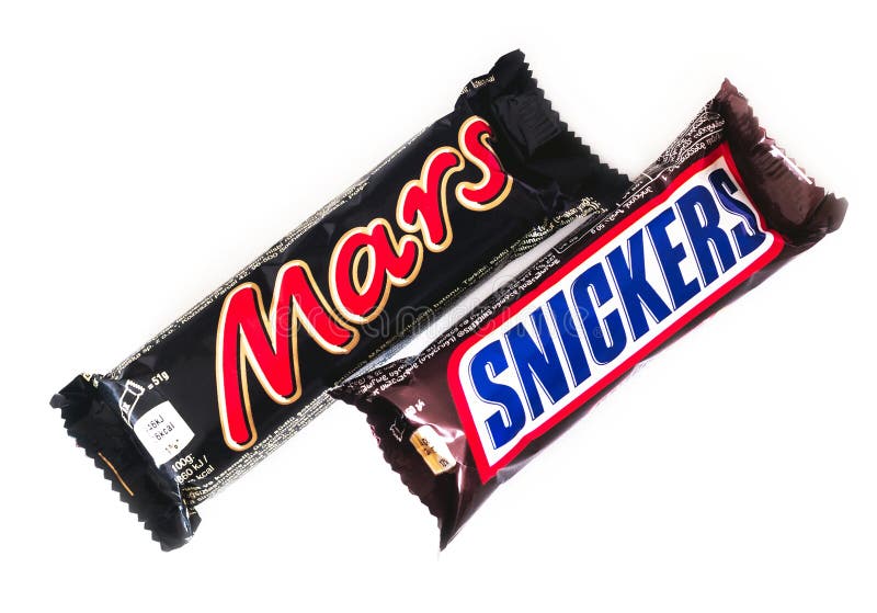 Mars and Snickers Chocolate Bars Editorial Photo - Image of sugar ...