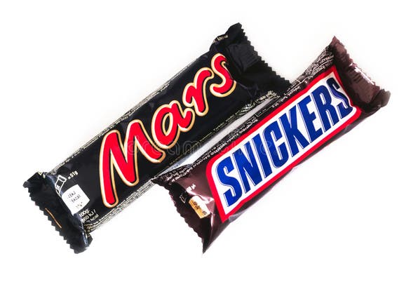 Mars and Snickers Chocolate Bars Editorial Photo - Image of sugar ...