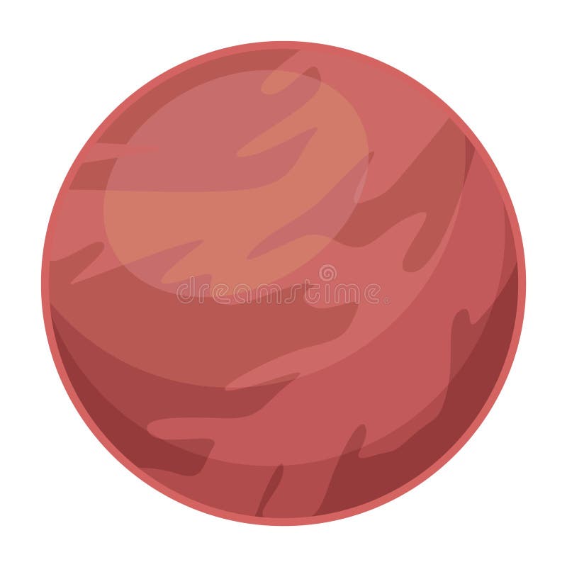Mars space planet stock vector. Illustration of universe - 253358697