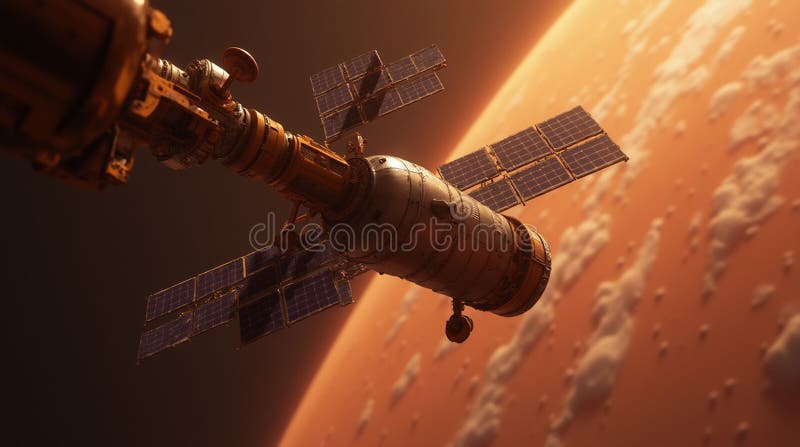 Mars Space Station Exploration Stock Image - Image of depth, expedition ...