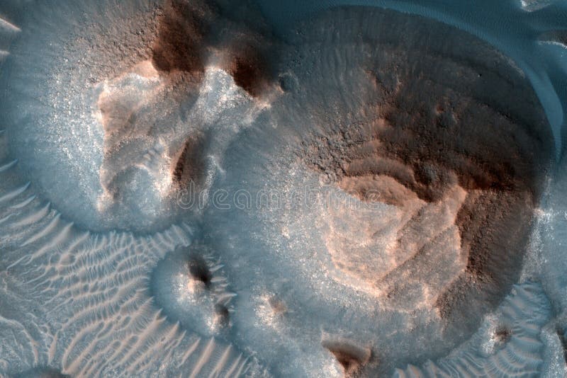 Mars Surface Image Beautiful Abstract Stock Image - Image of mars ...