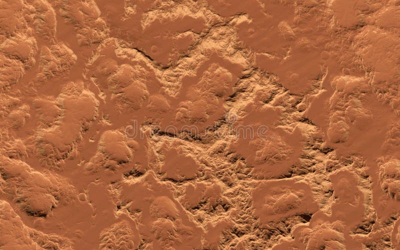 Mars surface stock image. Image of dirt, brown, land - 52568935