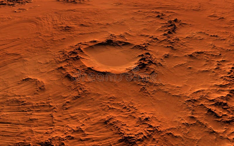 Mars surface stock photo. Image of mars, dirty, crater - 52569122