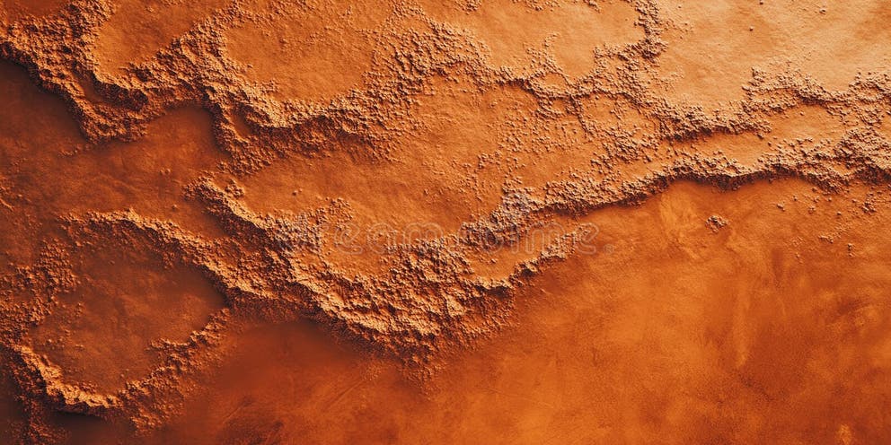 Mars Texture Planet Surface Rough Terrain with Orange Abstract Pattern ...
