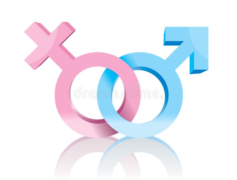 Mars and Venus symbols stock vector. Illustration of human - 47701826