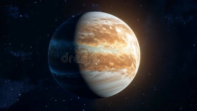 Mars Venus Zoom Out Showcasing Outer Space Stock Video - Video of ...