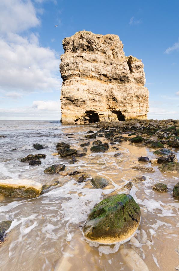 Marsden Rock and shore stock image. Image of stacks, tourist - 29363879