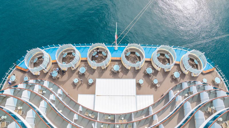 View of the Outer Deck at the Back of the Cruise. Editorial Photography ...