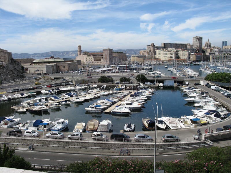 Marseille marina stock image. Image of marina, white - 16803755