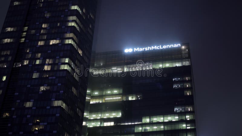 Marsh McLennan Building in Toronto - TORONTO, CANADA - APRIL 14, 2024 ...