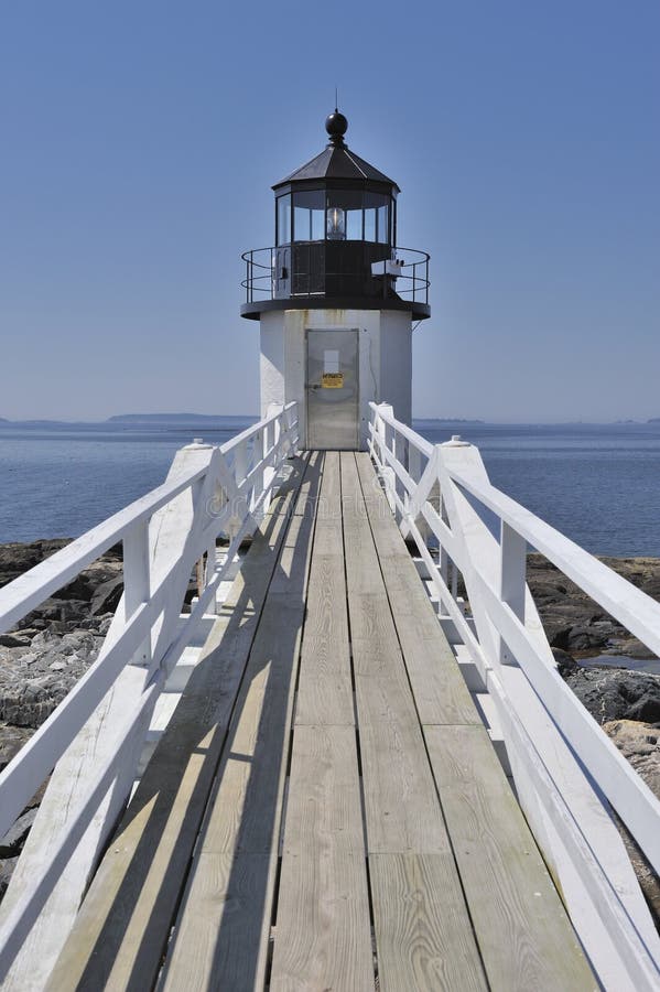 Marshall Point Lighthouse Port Clyde Maine, USA Stock Photo - Image of ...