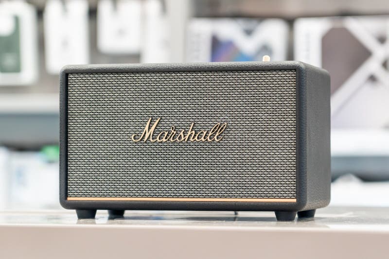 Marshall Stanmore Bluetooth Speaker. Thailand, Bangkok 14 March 2024 ...
