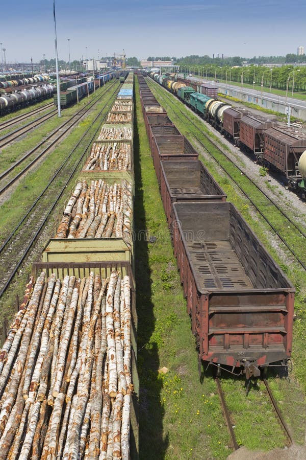Marshalling yard stock photo. Image of arrangement, signal - 32081986