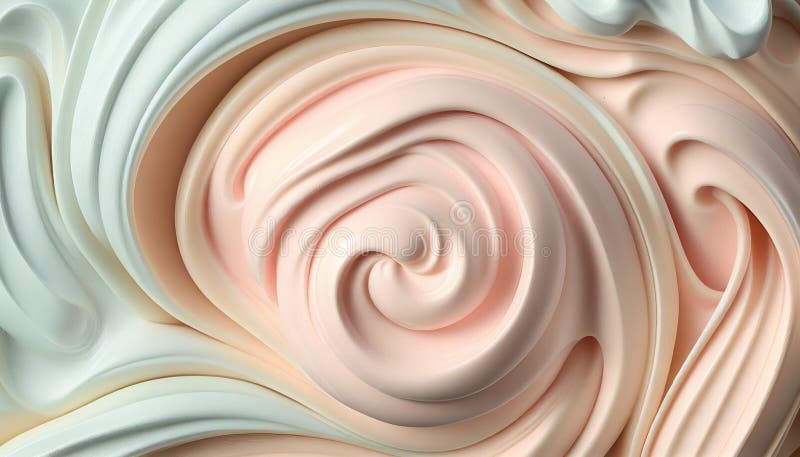 Marshmallow Cream Texture in Pastel Colors Stock Illustration ...