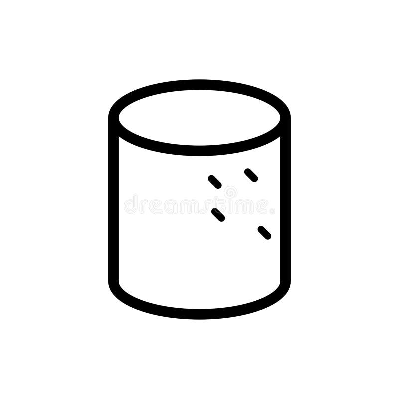 Marshmallow Icon Flat Vector Template Design Trendy Stock Vector ...