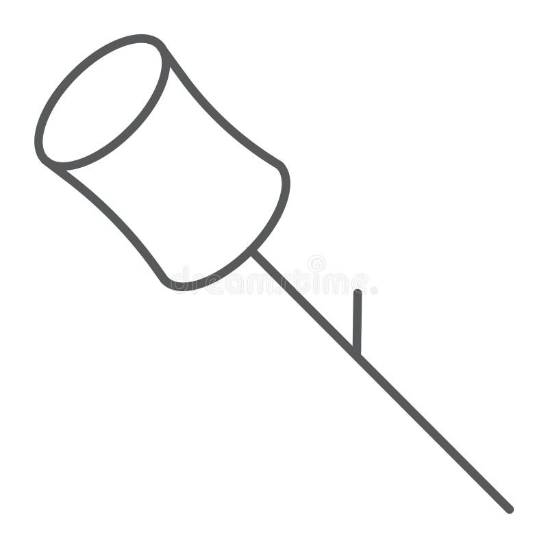 Marshmallow Outline Stock Illustrations – 2,451 Marshmallow Outline ...