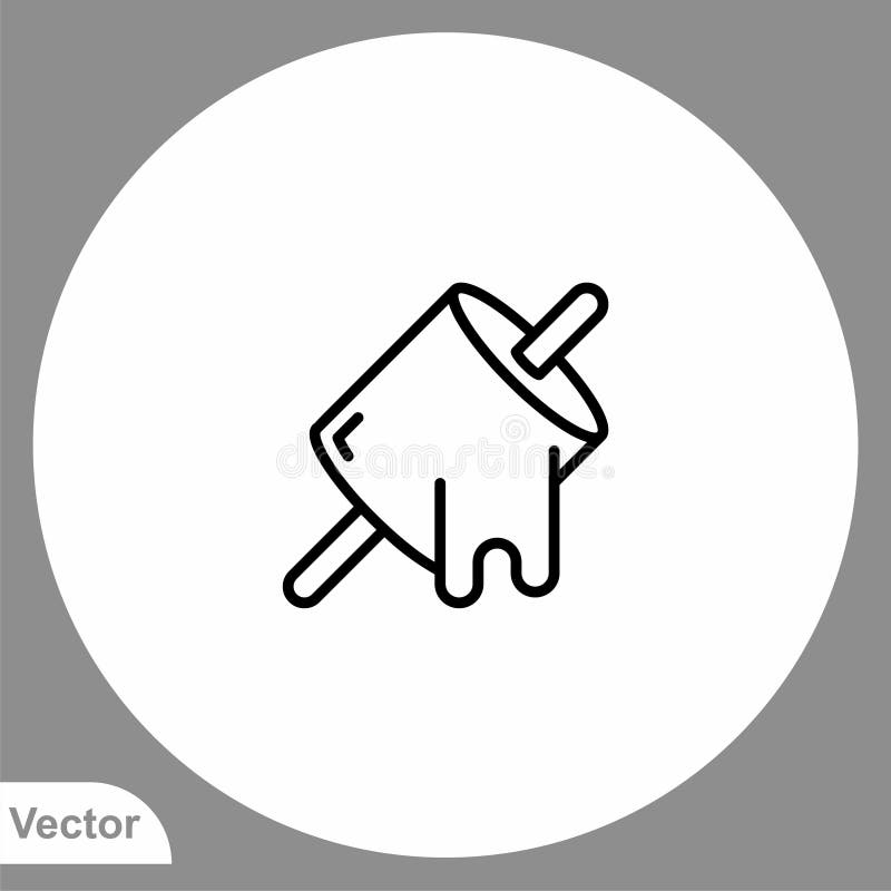 Marshmallow Vector Icon Sign Symbol Stock Vector - Illustration of ...
